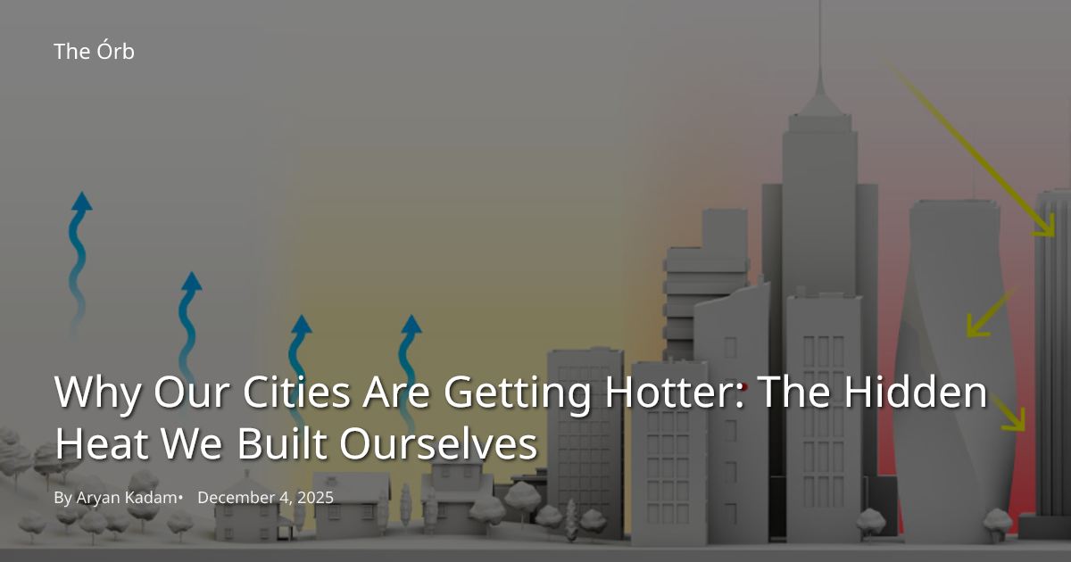 Why Our Cities Are Getting Hotter: The Hidden Heat We Built Ourselves ...